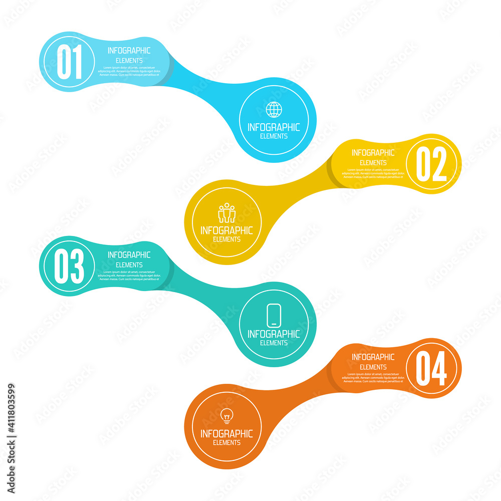 Comparative chart with banner for presentation, informative forms ...