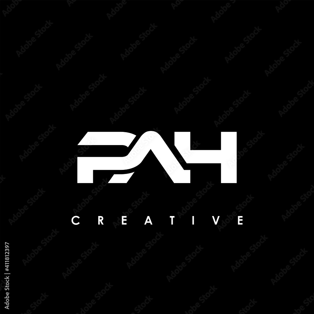 PAH Letter Initial Logo Design Template Vector Illustration Stock ...