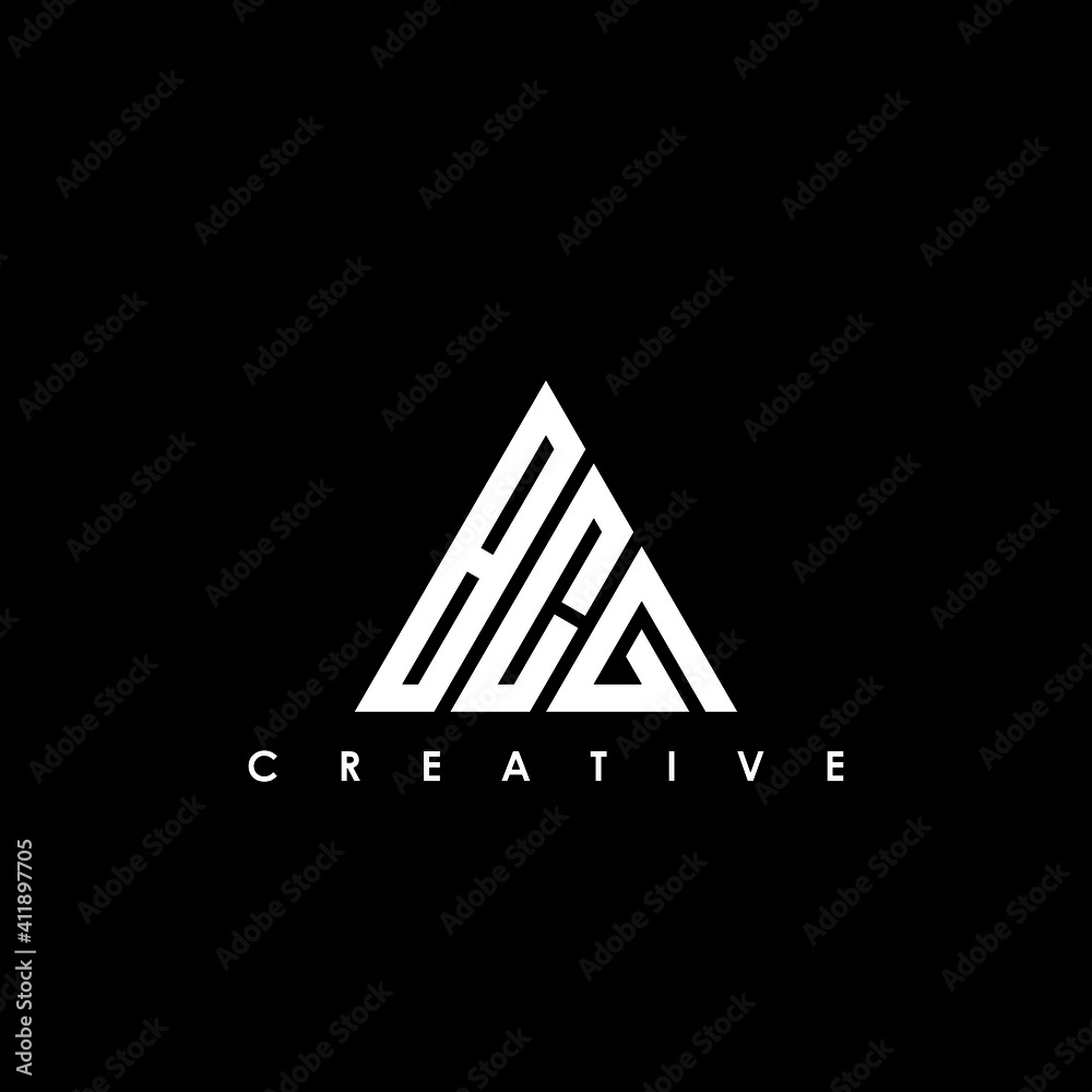 BCG Letter Initial Logo Design Template Vector Illustration Stock ...