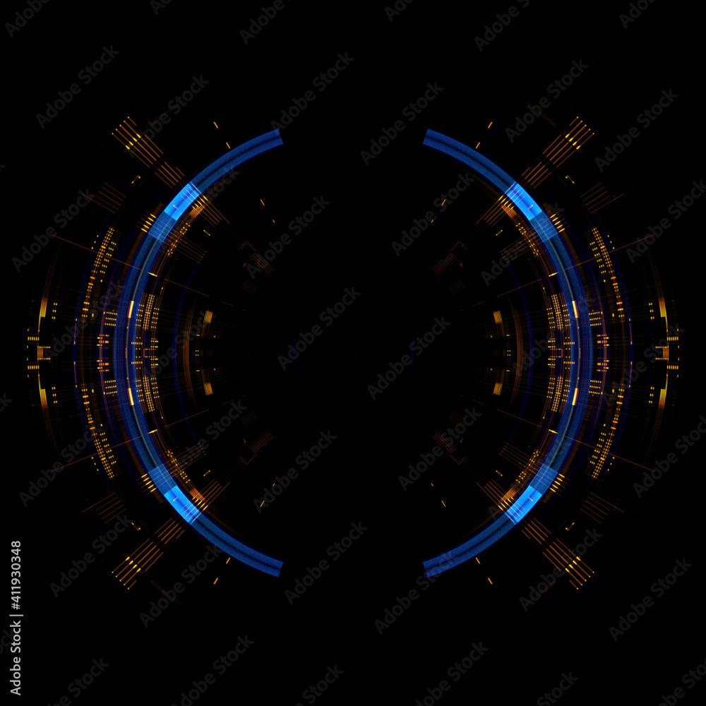 Vivid abstract background. Beautiful design of rotation frame ...