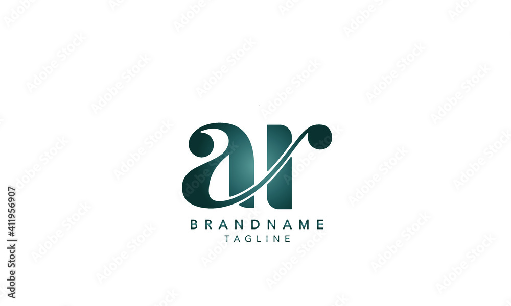 Alphabet letters Initials Monogram logo AR,AR INITIAL, AR letter , A ...