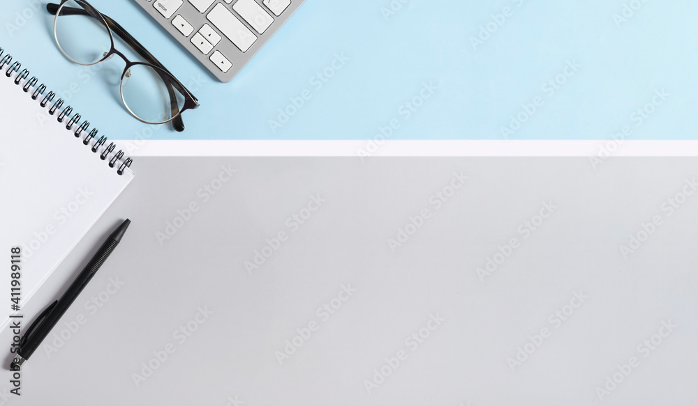 Workspace Real photo, graphic, striped background in pastel colors ...