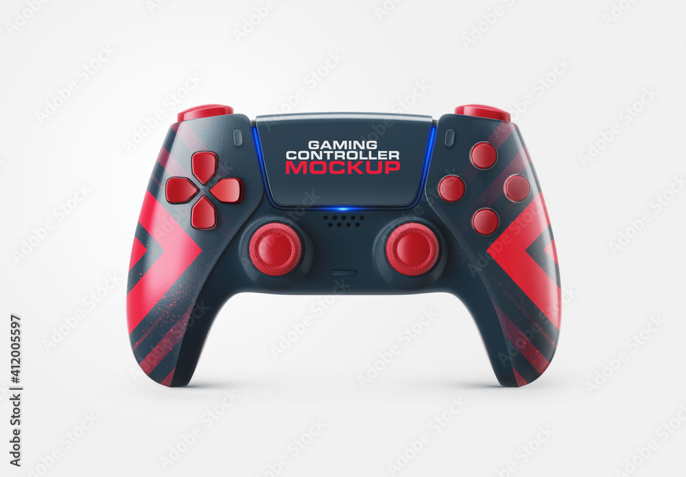 Gaming Console and Controller Mockup Stock Template | Adobe Stock