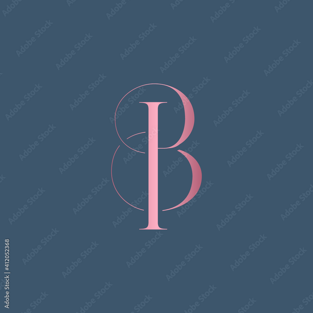 BP letter logo alphabet monogram icon symbol Stock Vector | Adobe Stock