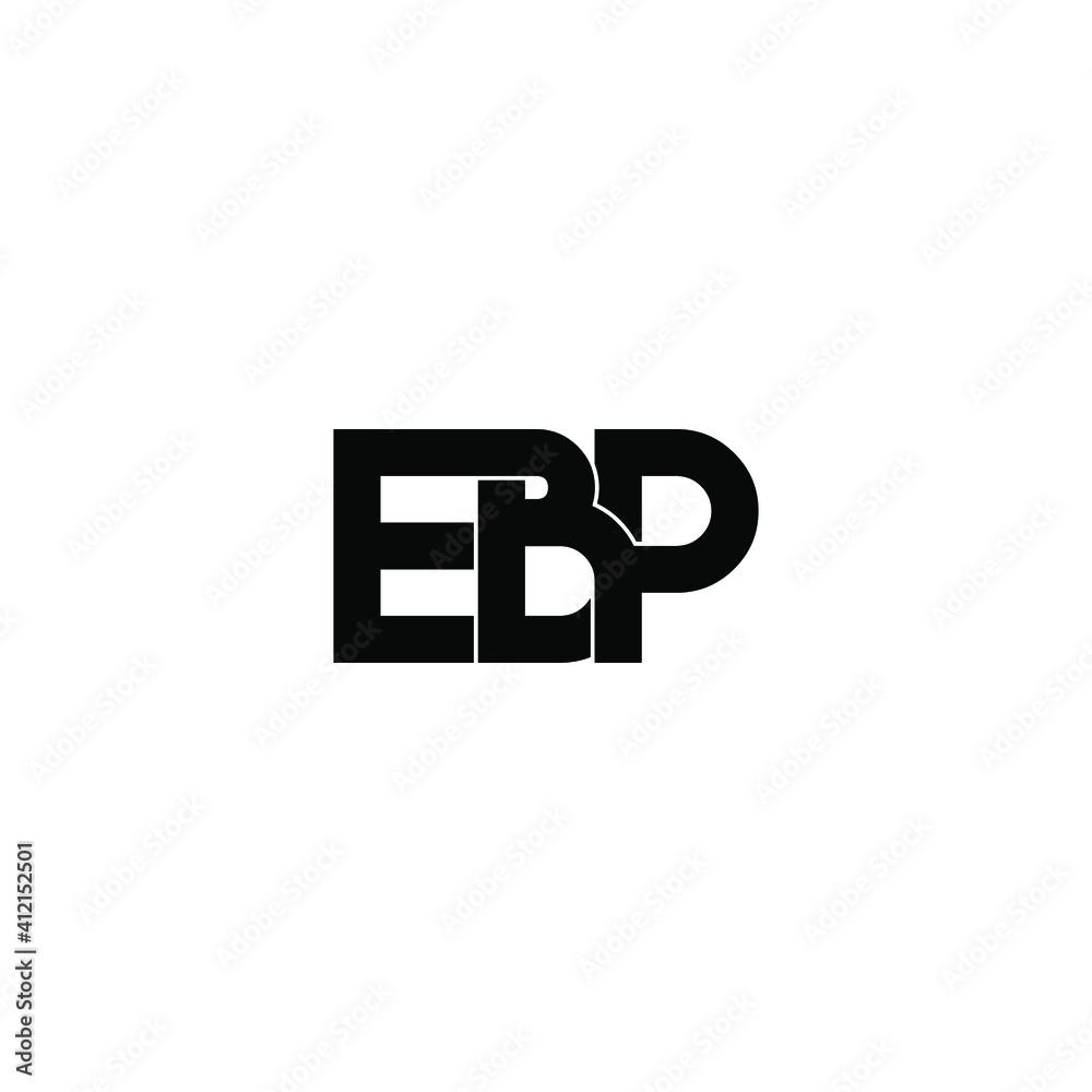 ebp letter original monogram logo design Stock Vector | Adobe Stock