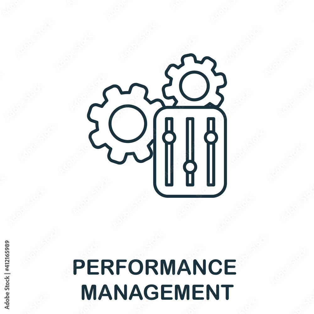 Performance Management icon. Simple element from business management ...