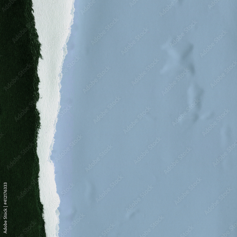 Colorful torn paper collage close-up. Texture made from various paper ...