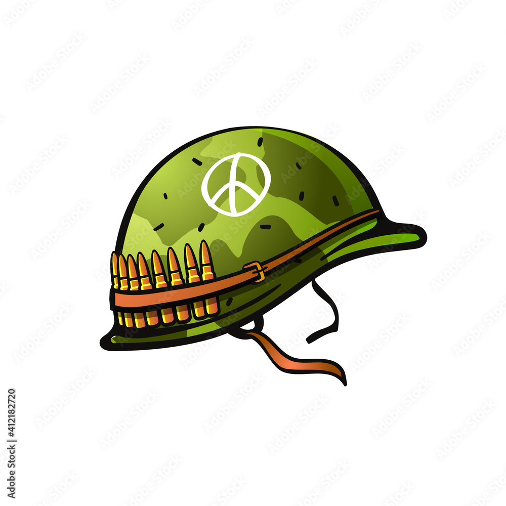 Аrmy helmet vector. Army helmet icon. Army war helmet. Military helmet ...