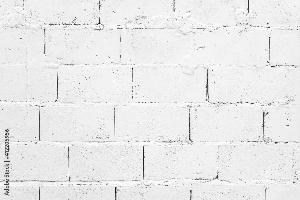 Large white brick wall. Texture wallpaper Stock Photo | Adobe Stock