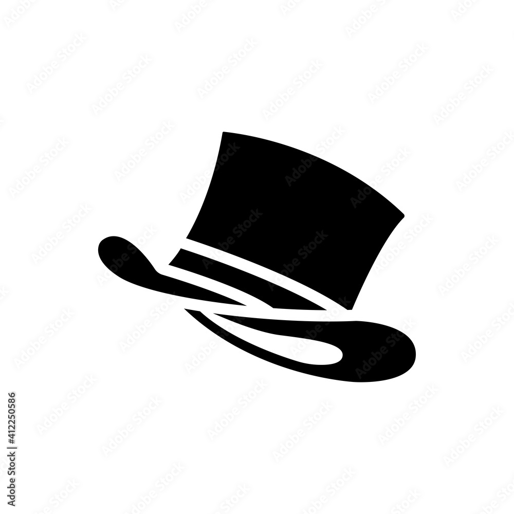 magic hat icon design vector template Stock Vector | Adobe Stock
