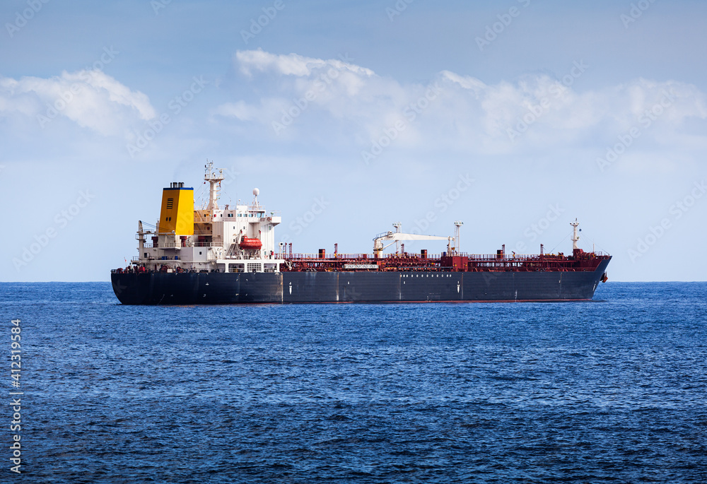 Big Chemical Tanker in the Atlantic Ocean Stock Photo | Adobe Stock