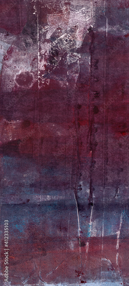 texture. paint roll using Monotypes technique Stock Illustration ...