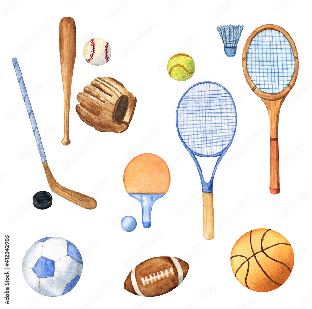 Sports Equipment Clip Art