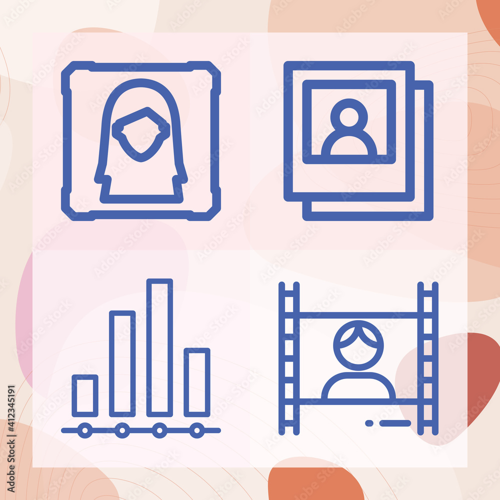Simple set of likeness related lineal icons Stock Vector | Adobe Stock