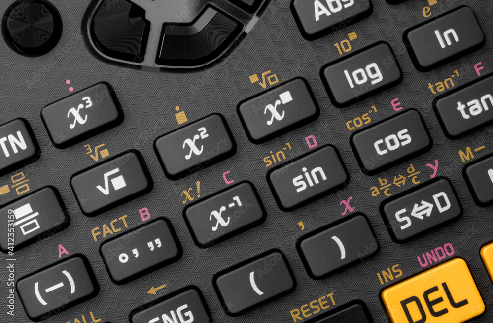 Math or maths formula, trigonometric calculations and mathematical ...