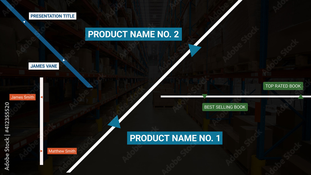 Split Screen Line with Text Overlay Stock Template | Adobe Stock