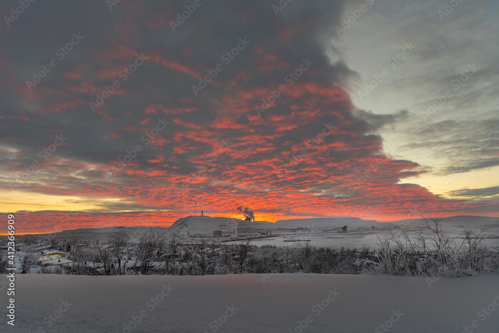 Kiruna mine is the largest and most modern underground iron ore mine in ...