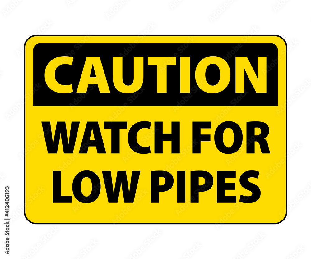 Vektorová grafika „OSHA shipping declaration sign. caution watch for ...