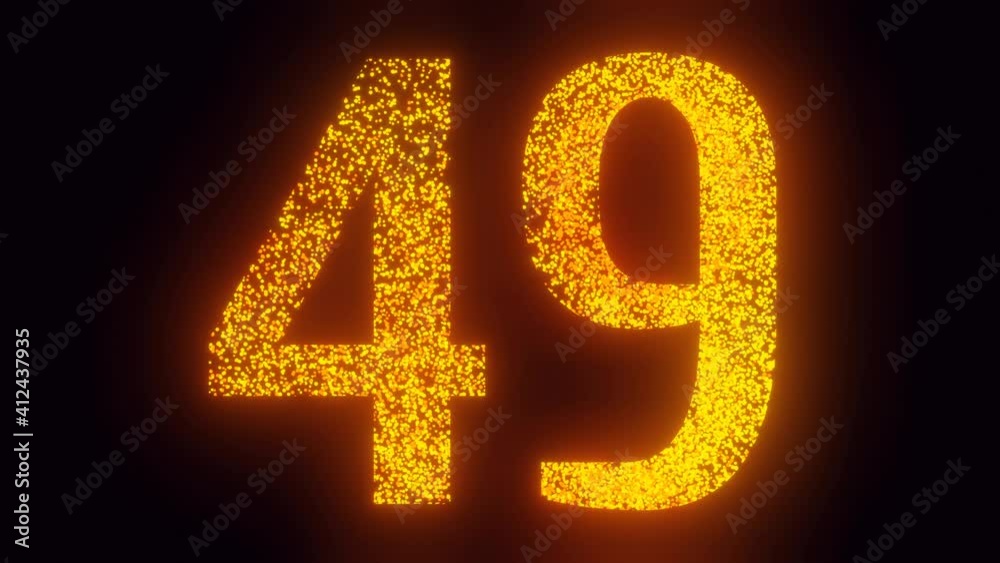 Forty nine years happy birthday, anniversary, holiday, celebration ...