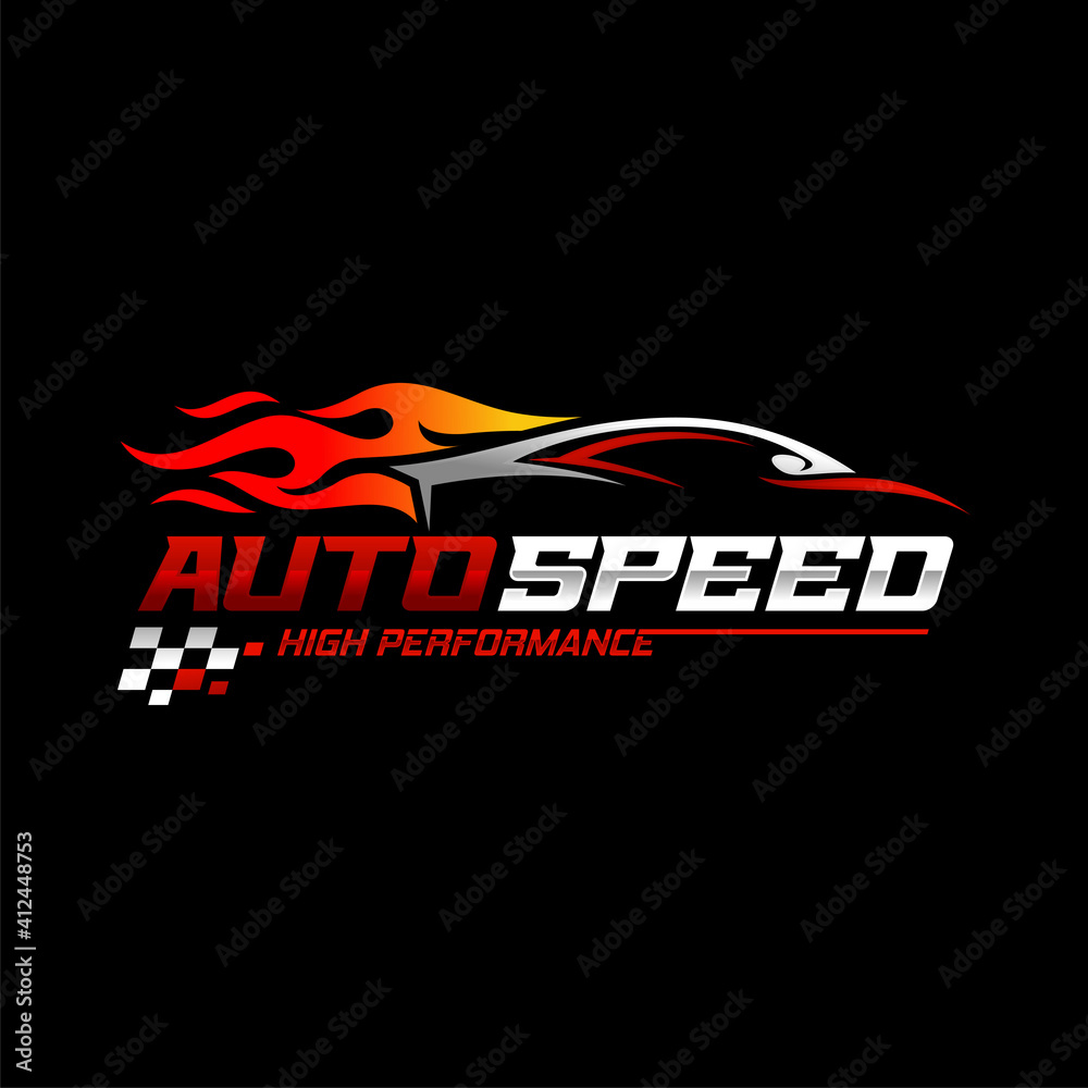 Fast and Speed logo template vector. Automotive Logo Vector Template ...