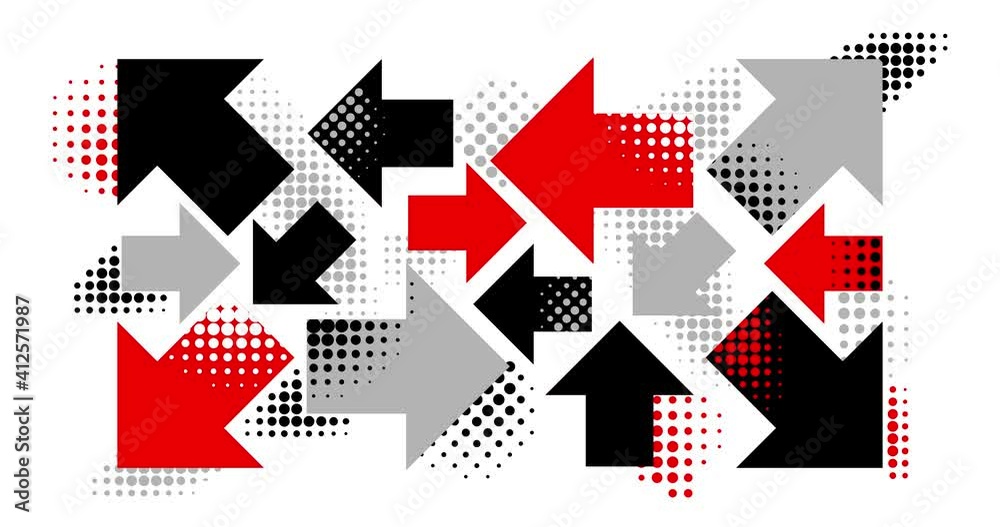 Background arrows with raster effect. 2d, animation, cartoon ...