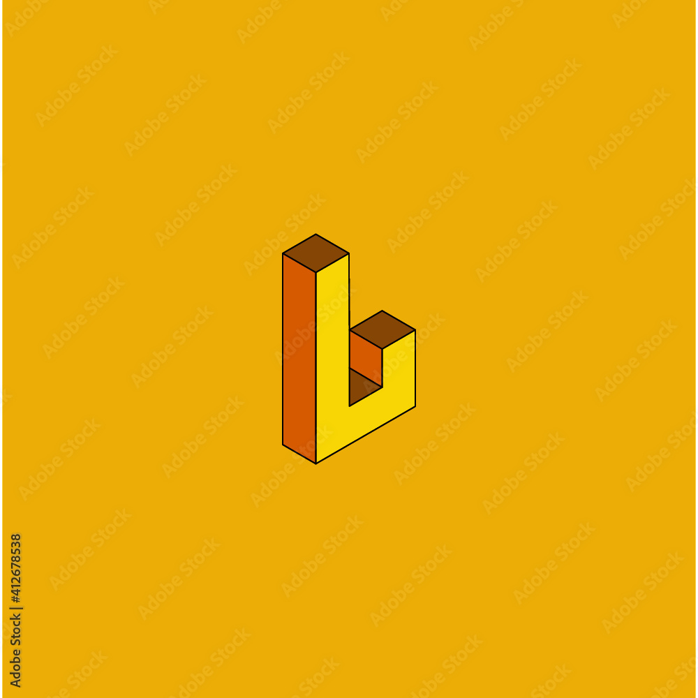 ILUSTRACIÓN ABECEDARIO ISOMETRICO Stock Vector | Adobe Stock