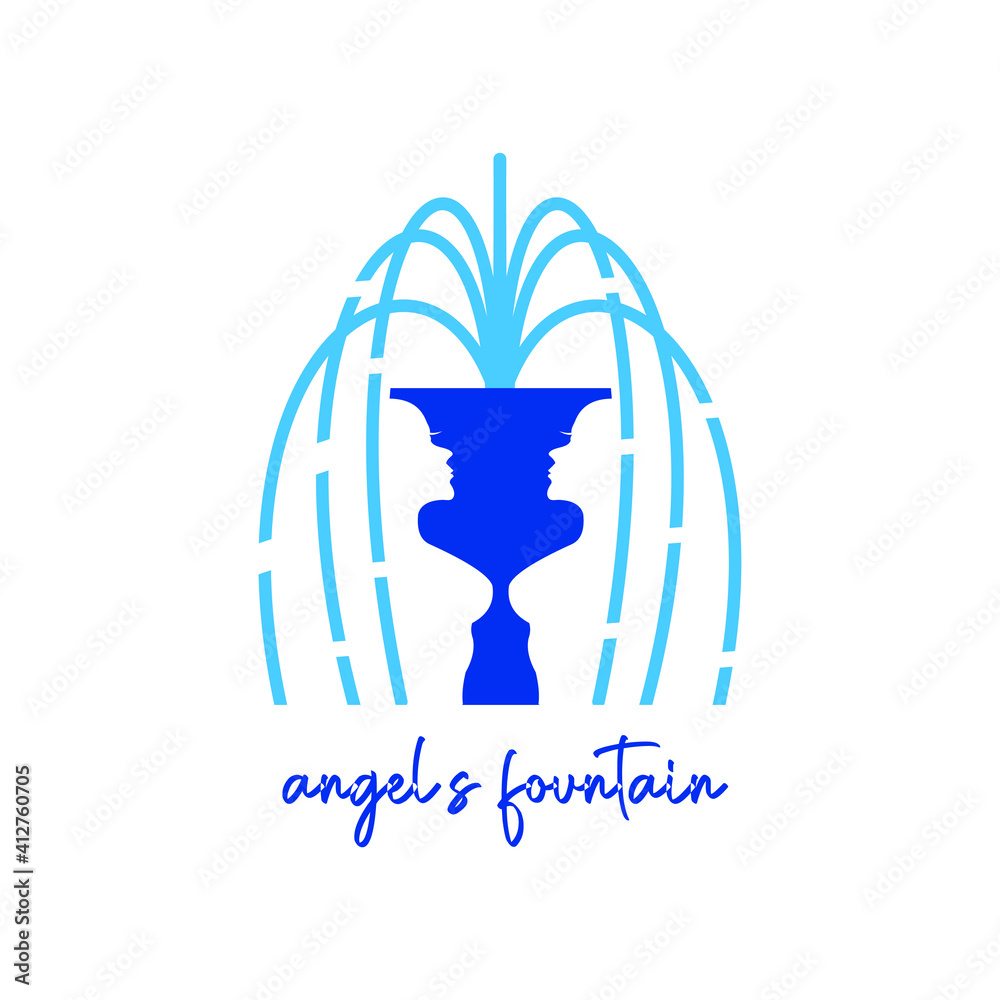 angels fountain splash anggels water fall women water exclusive logo ...