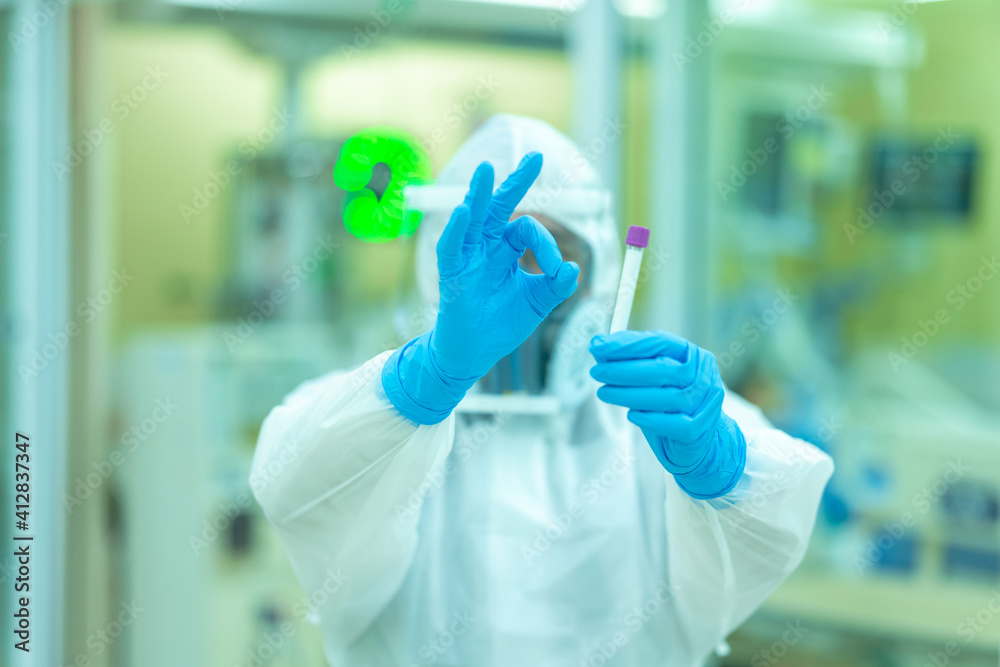 The doctor is encouraging patients and relatives infected with COVID ...
