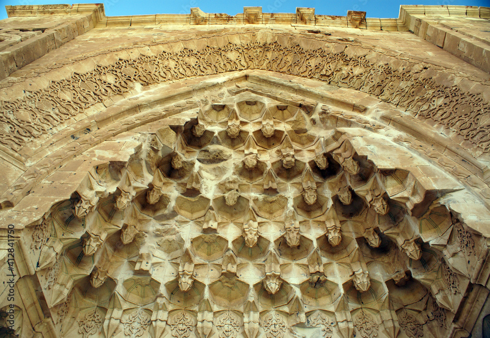 Details of a historic building which is from Turkey's eastern. Turkey ...