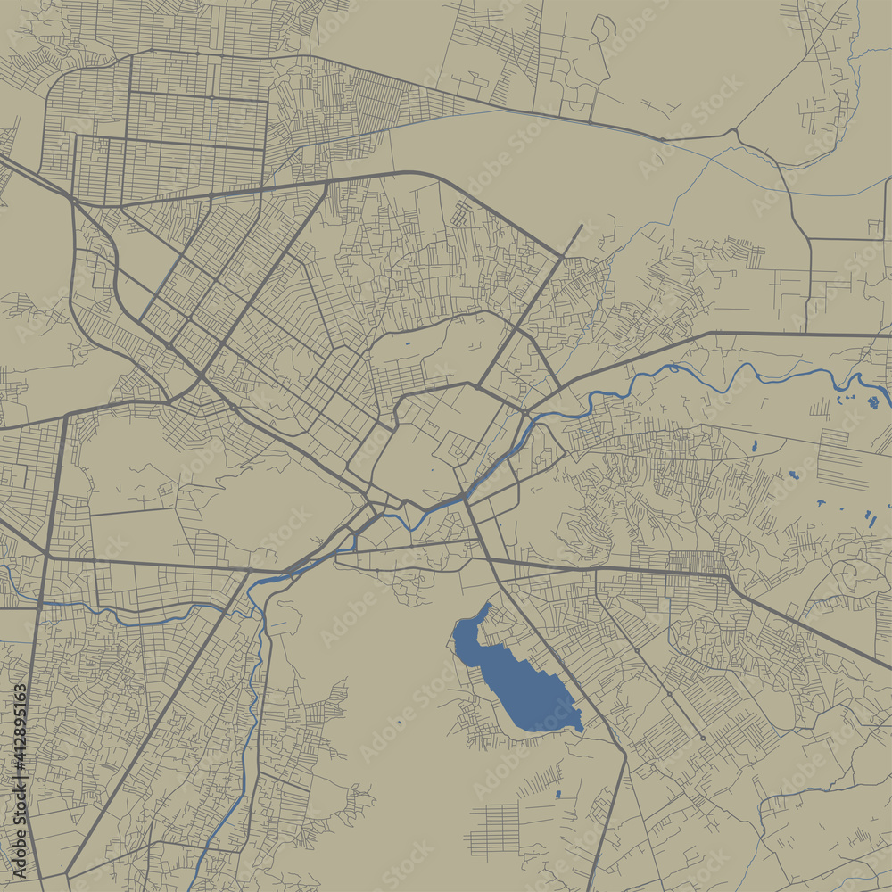kabul on the map
