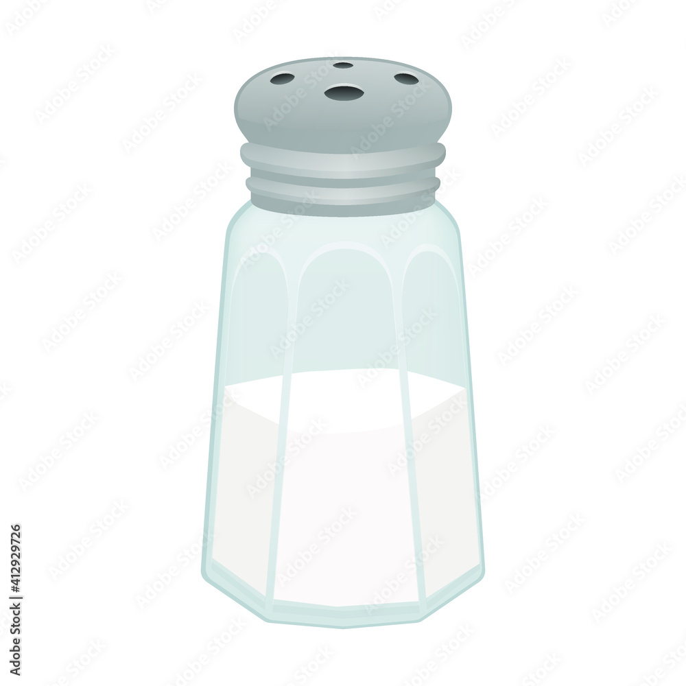 Salt Shaker Food Emoji Vector Design. Season Ingredient Art ...