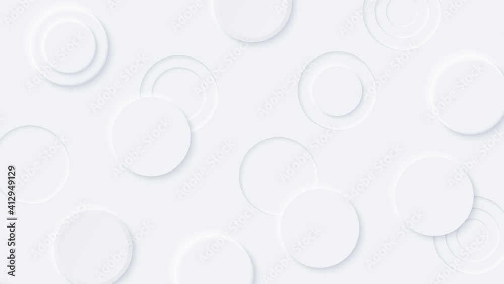 Neumorphism style vector background. Modern website or mobile app ...