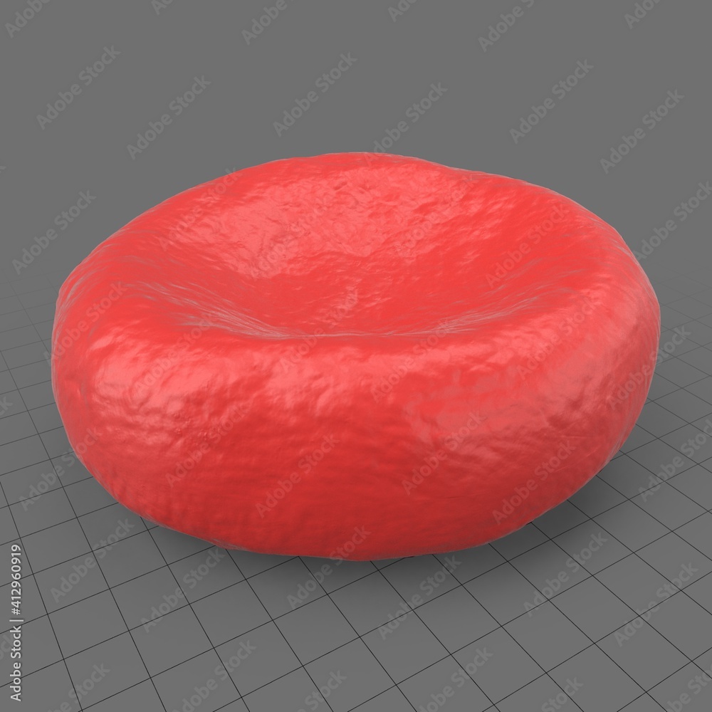 Red blood cell Stock 3D asset | Adobe Stock