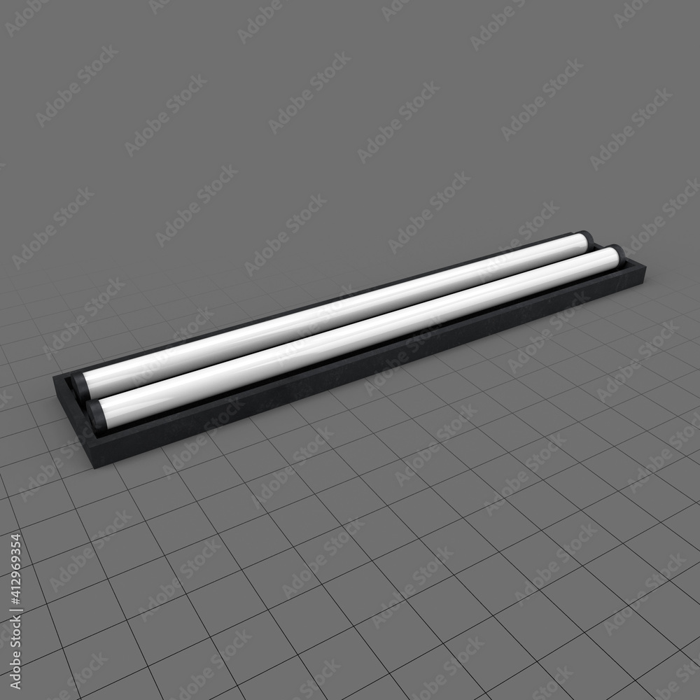 Fluorescent light Stock 3D asset | Adobe Stock