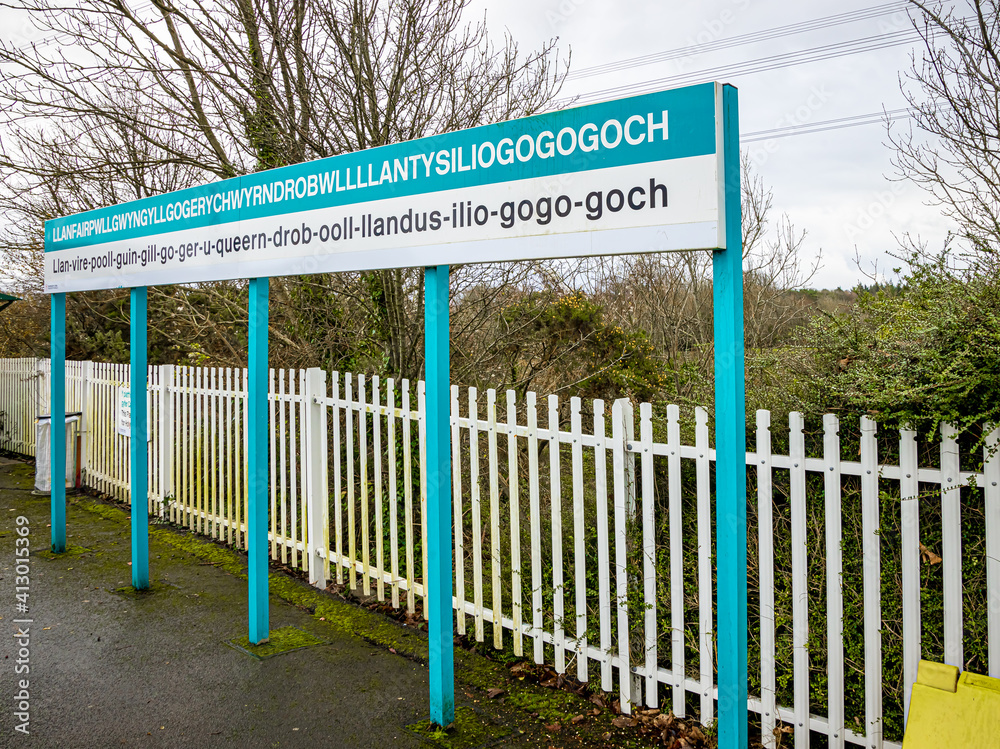 Llanfairpwllgwyngyll or Llanfair­pwllgwyngyll­gogery­chwyrn­drobwll ...