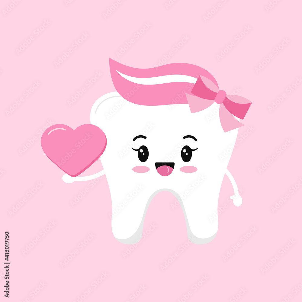 Girl Tooth Clipart