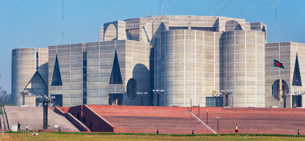 Jatiya Sangsad Bhaban (National Parliament House) designed by Louis ...
