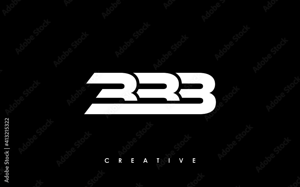 333 Letter Initial Logo Design Template Vector Illustration Stock ...