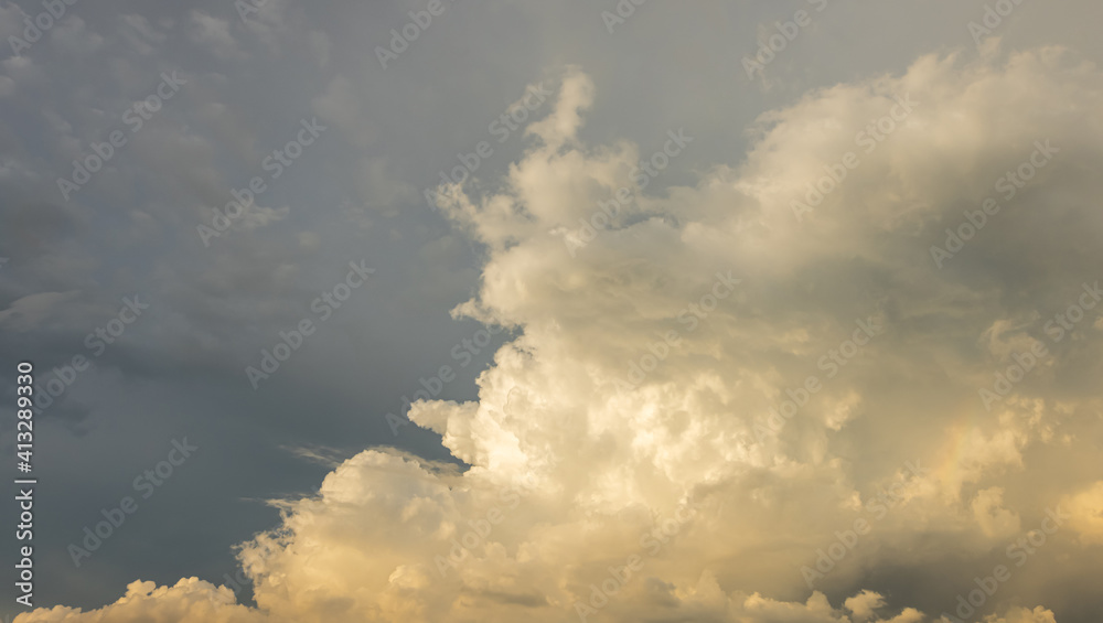 Slow moving clouds time lapse. B Roll Footage Cloudscape time lapse cloudy. footage timelapse ...