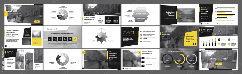 Geometric Graphic Design Project Proposal Presentation. Infographic ...