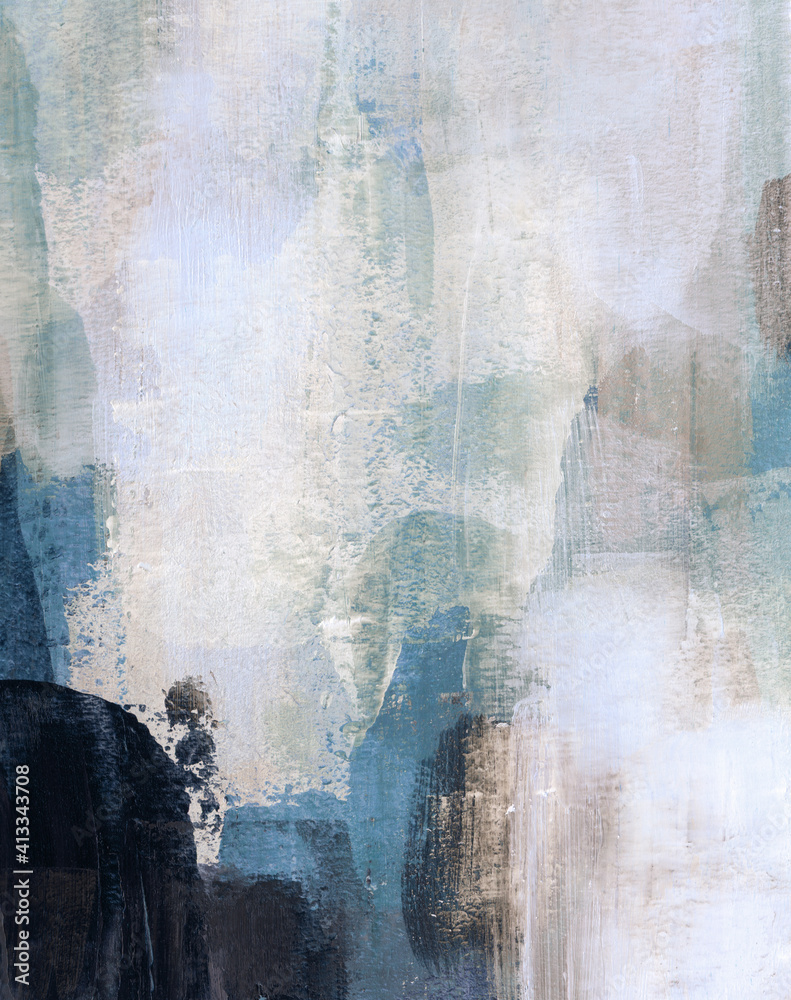 Contemporary abstract art. Hand painted image. Versatile image can ...