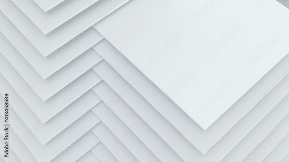 Volumetric panels at different levels. A backdrop for a video studio ...