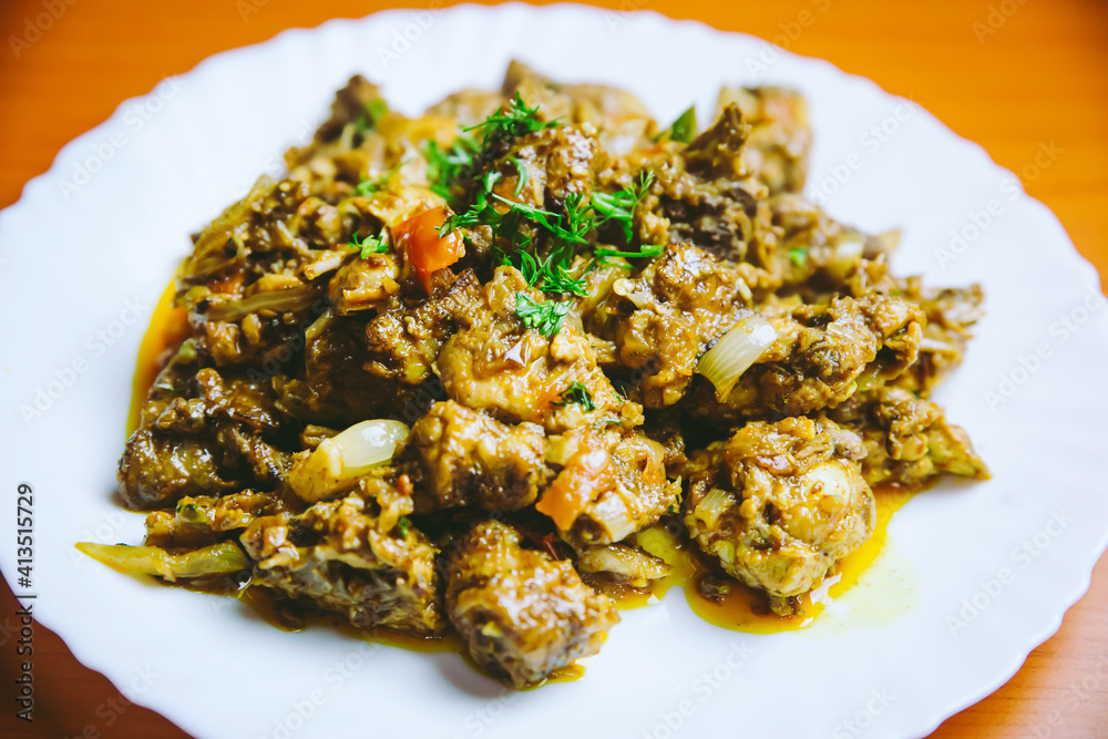 Dry Chicken Recipe Stock Photo | Adobe Stock