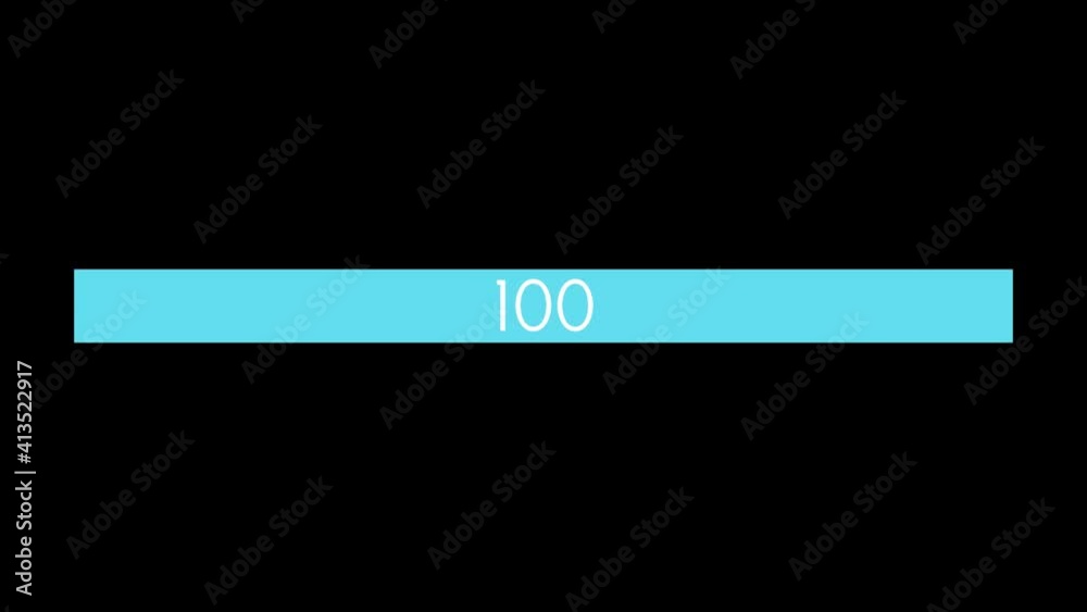 Animated Progress Loading Bar in Transparent Background Stock Video ...