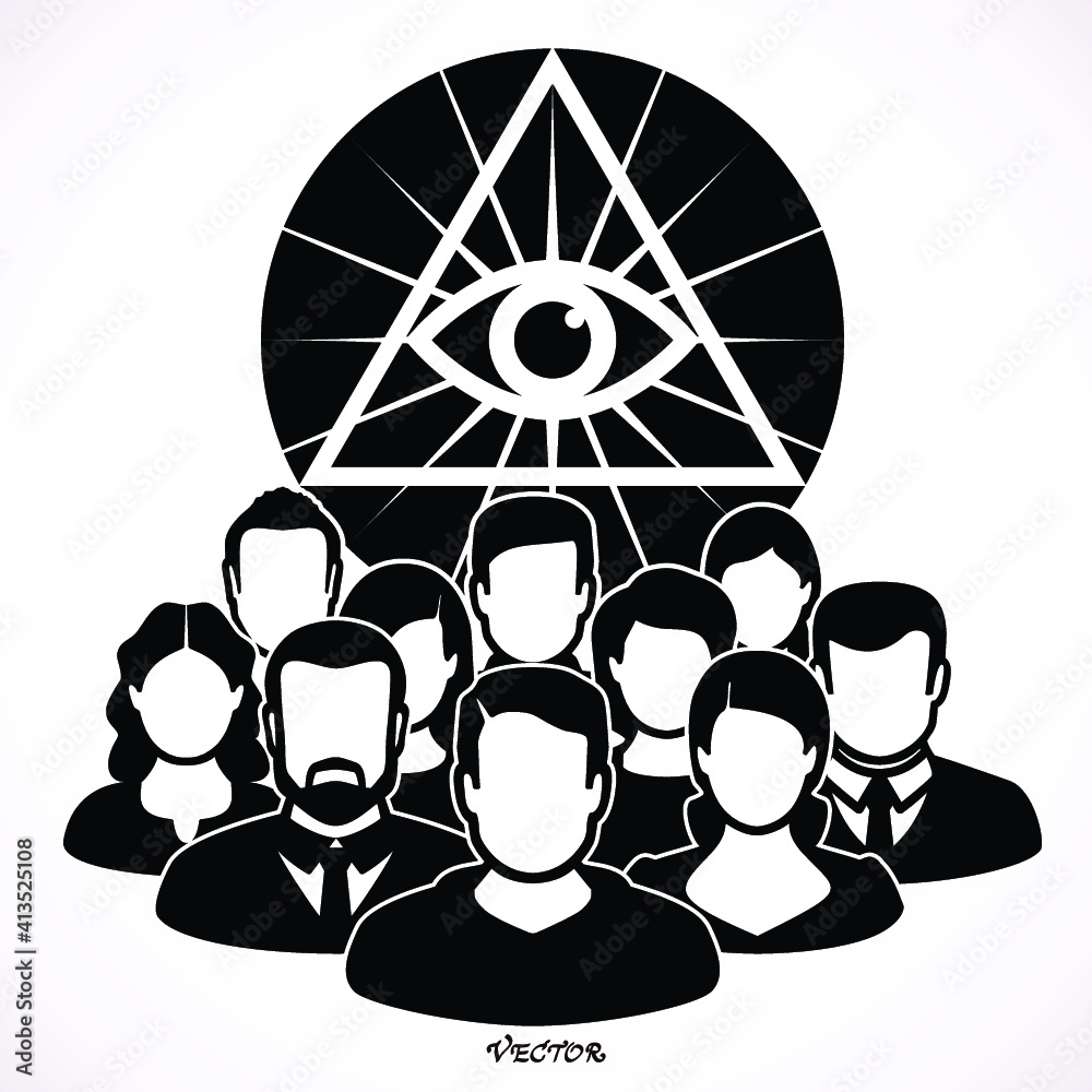 Vettoriale Stock Globalization. Hidden people management. New world ... Vettoriale Stock Globalization. Hidden people management. New world ...