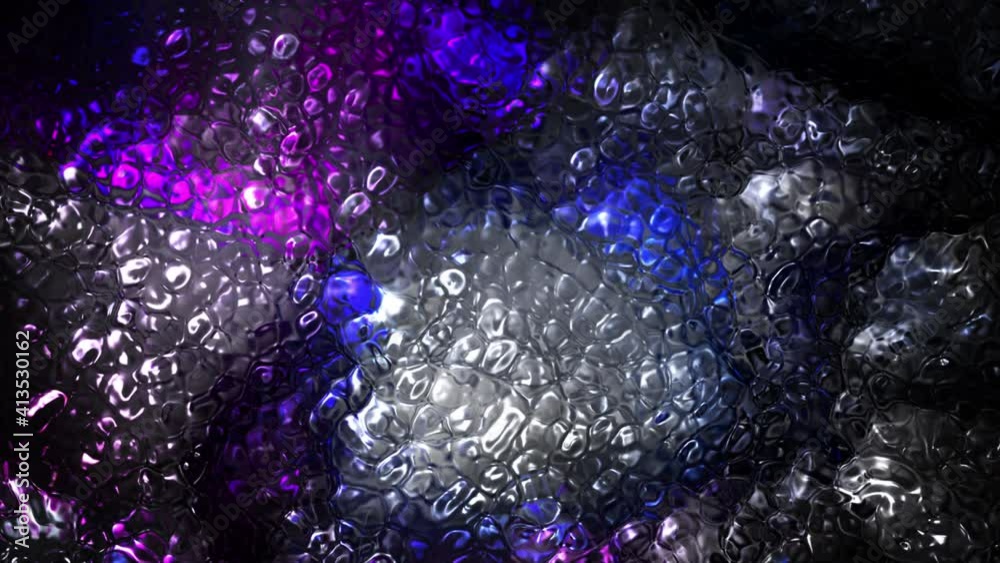 Neon bubbles texture of blisters boils foams and shimmers with color ...