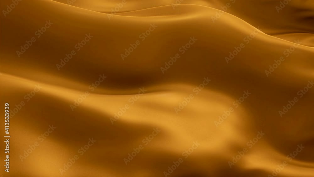 Silk Flag Animation of Copper color background video waving in wind ...