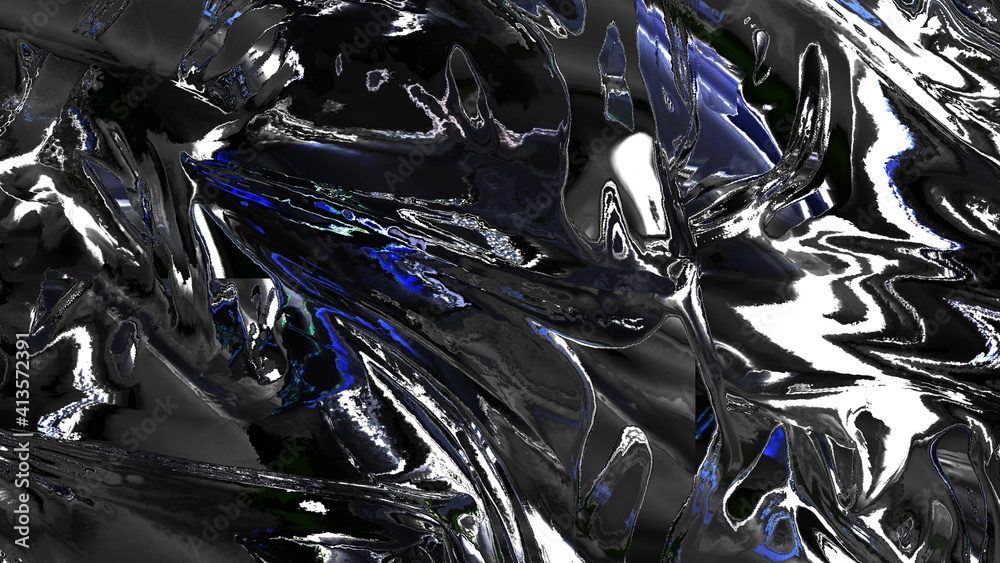 neon light gems the fluted surface of a magical landscape with patterns ...
