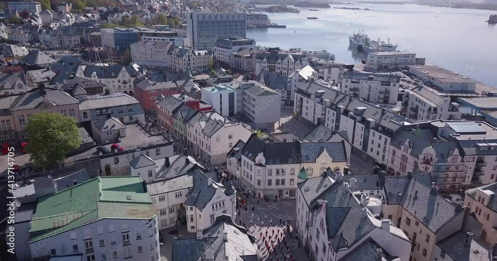 Truly amazing aerial drone footage of Alesund, Norway's most beautiful ...