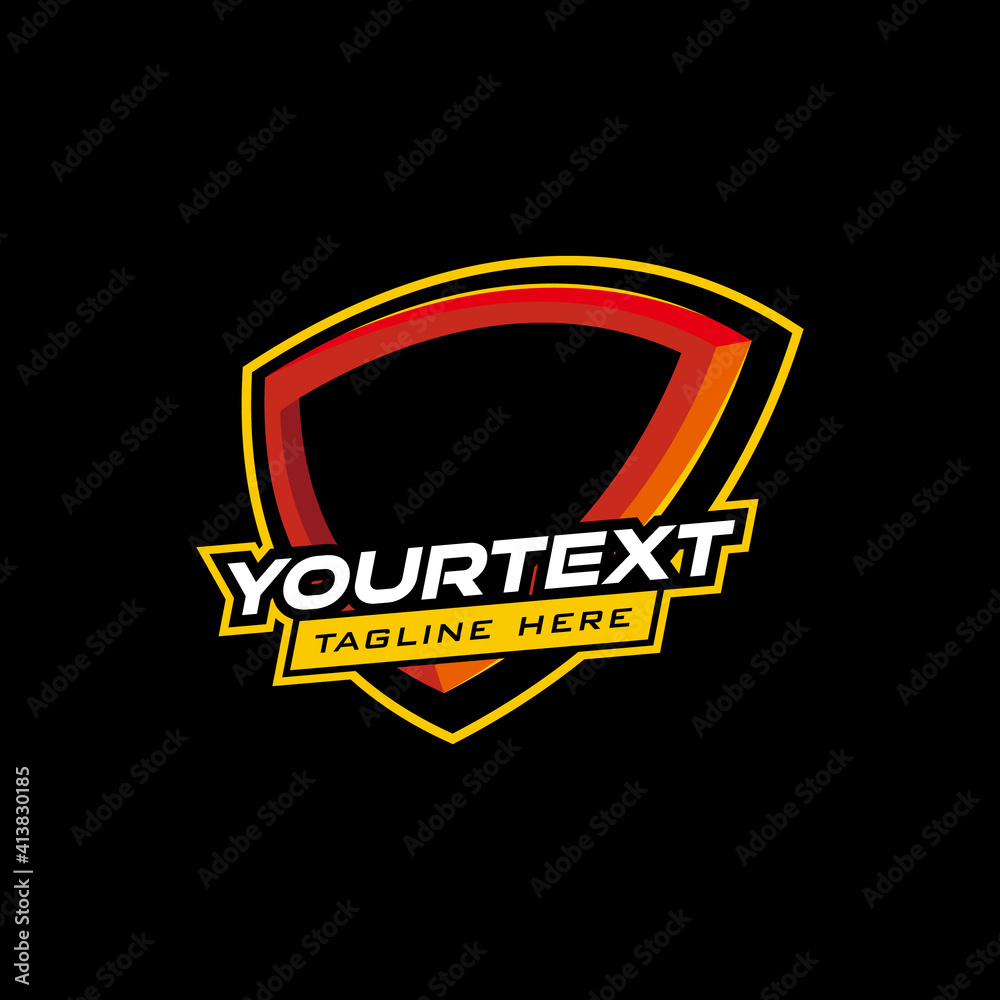 Mascot frame for esport sport logo Stock Vector | Adobe Stock